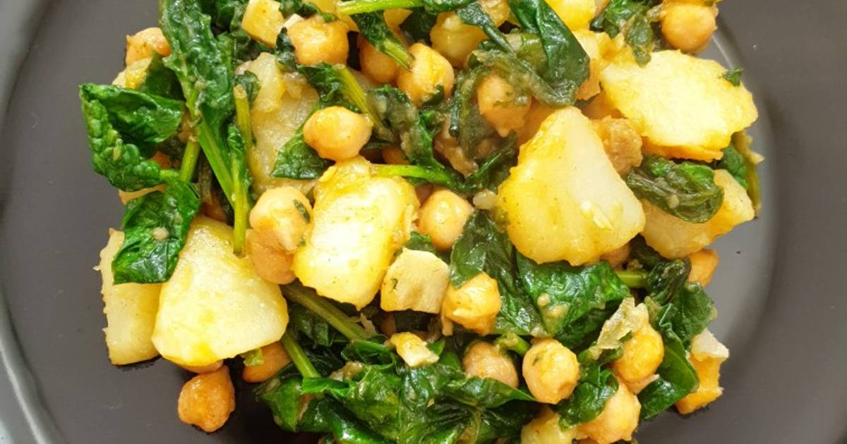 Espinacas con patatas - 484 recetas caseras- Cookpad