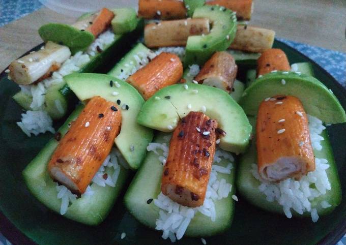 Resep 327. Timun Sushi (ala diet simple) oleh LinaS_Cuisine - Cookpad