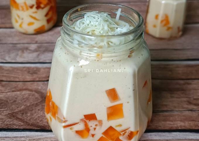 Resep Manggo Cheese Milk oleh Sri Dahliani - Cookpad
