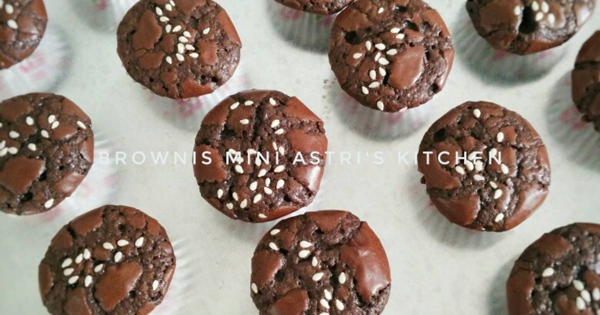 Resep Brownis mini kering oleh Astri Novita - Cookpad