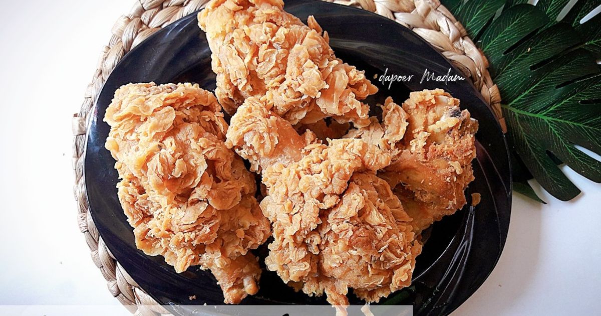 Resep Ayam Goreng Krispi Kriting Maksimal (Renyah Tahan 8 Jam Lebih ...