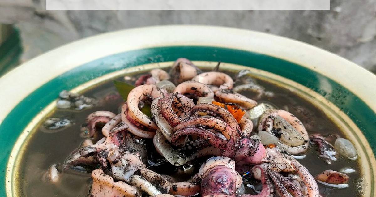 Resep #158 Cumi Kuah Tinta oleh Alea's kitchen 168 - Cookpad