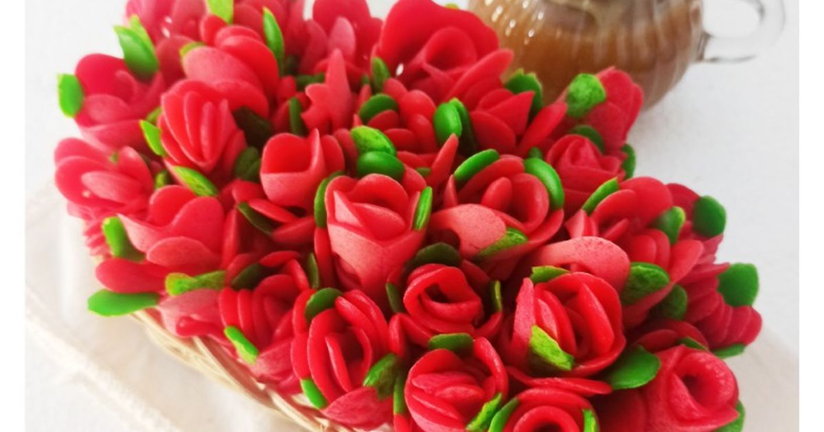 Resep Roti Jala Mawar Kuah Kinca oleh Lilis Nur - Cookpad