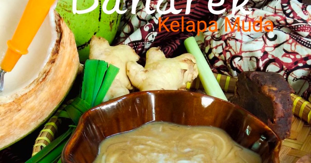 Resep bandrek kelapa muda rumahan enak dan mudah - Cookpad