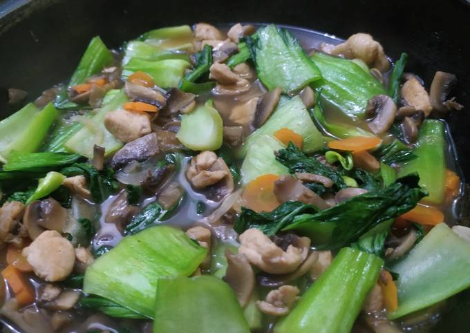Resep Tumis jamur pakcoy 👌 oleh Annisya Siti - Cookpad