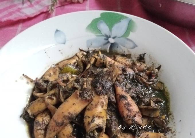 Resep Cumi masak hitam oleh Linda - Cookpad