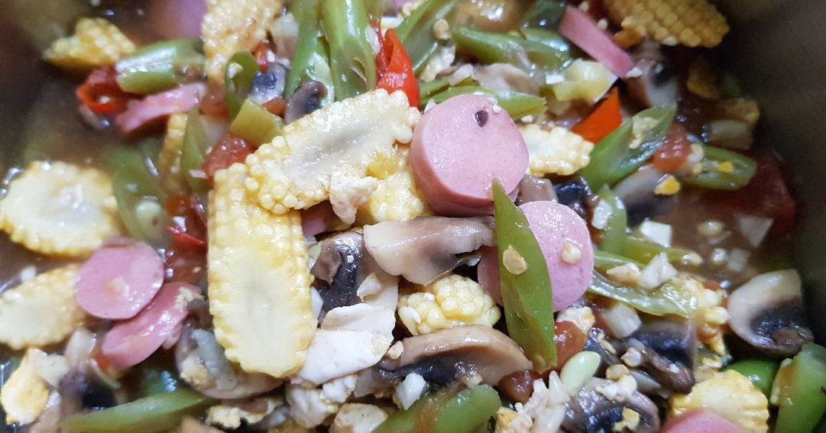 Resep Tumis Buncis Putren Jamur oleh Ana Y - Cookpad