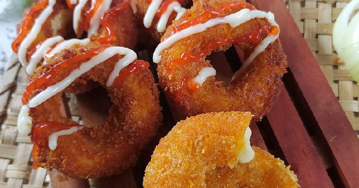 Resep Onion Donat Cheese oleh Saomi Mayhai - Cookpad