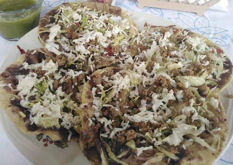 Garnachas veracruzanas Receta de Mary Sosa- Cookpad