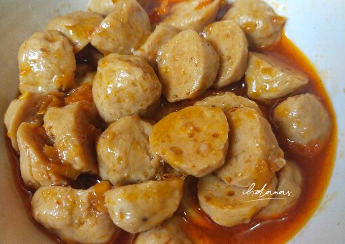 Resep Bakso Mercon Level Aman oleh ihdanas - Cookpad