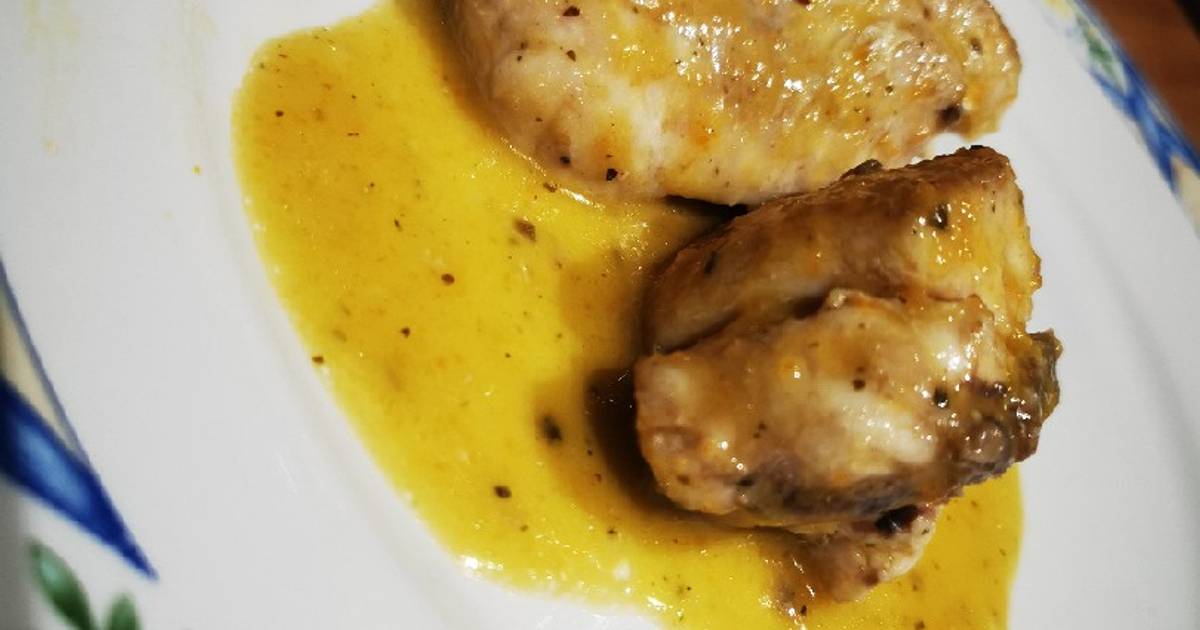 Pollo troceado en salsa gluten free Receta de @celiacaperofeliz- Cookpad