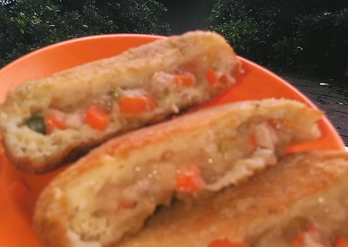 Resep Roti isi vla sayur oleh Nissa Fikri Hanaipa - Cookpad