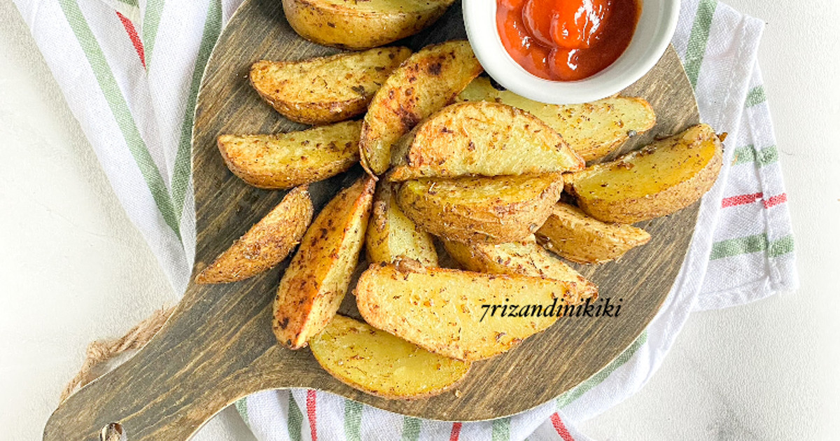 Resep Baked Potato Wedges (Double Pan Happy Call) oleh Kiki Rizqi ...