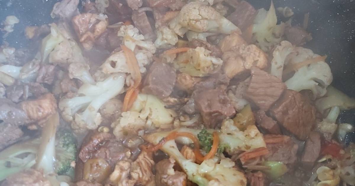 Shapsui de carne y pollo Receta de Daniela sg- Cookpad