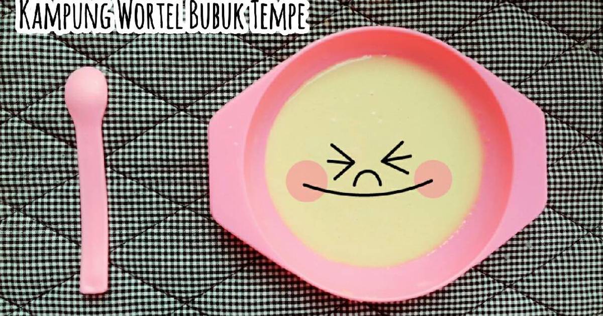 Resep Mpasi 7m+ : Menu 4* Beras Putih Ayam Kampung Wortel Bubuk Tempe ...