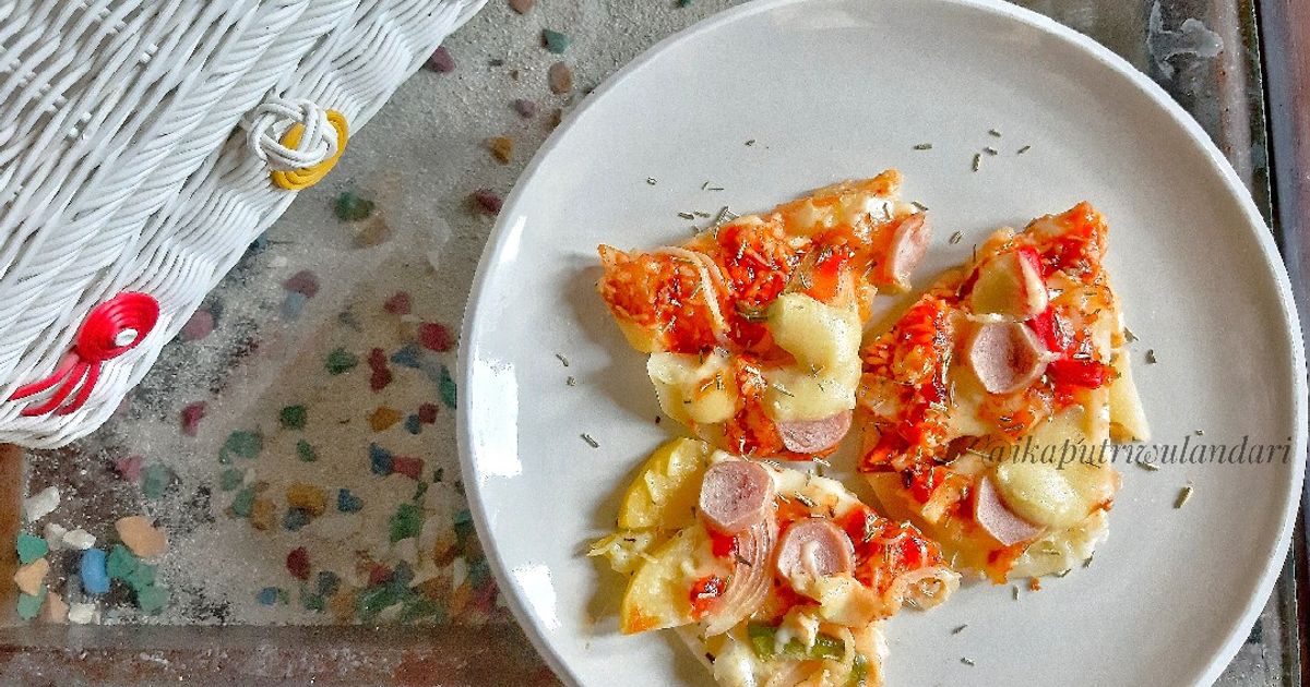 Resep pizza sederhana pakai kentang rumahan enak dan mudah - Cookpad