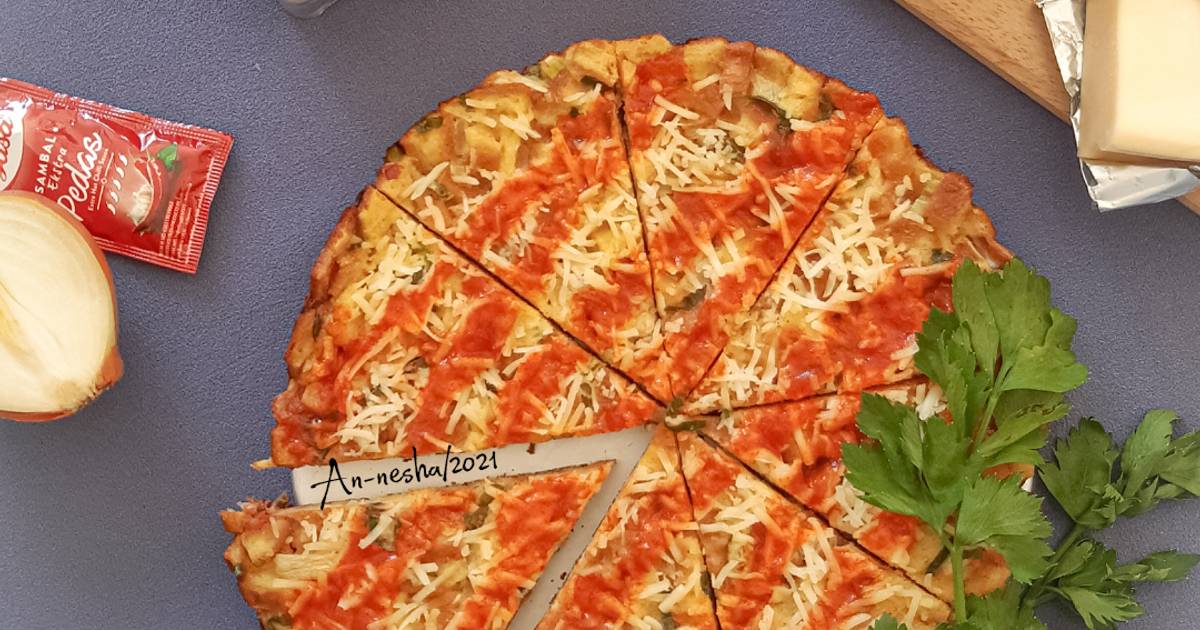 Resep 278.Pizza Teflon (Pinggiran Roti Tawar) oleh An_nesha - Cookpad