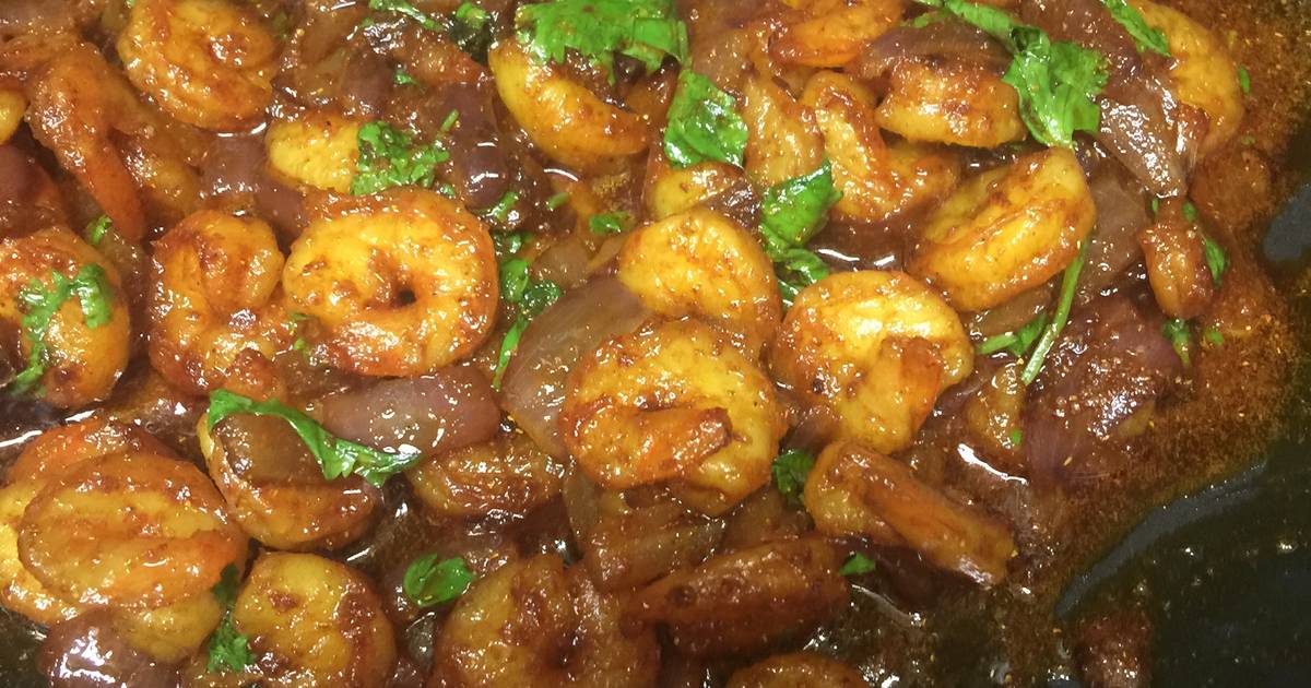 Ghol kadai prawns Recipe by Sudheshini Kothwal - Cookpad
