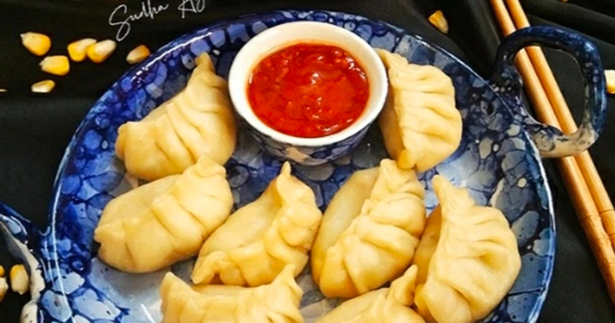 Momos With Corn And Veggies Stuffing Recipe by Sudha Agrawal - Cookpad