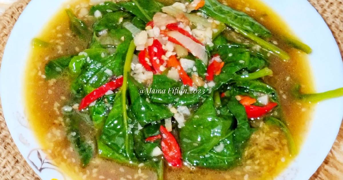 Resep Tumis Bayam Jepang oleh Lanjarsih/Mama Fifian ( MasakanRumahan ...