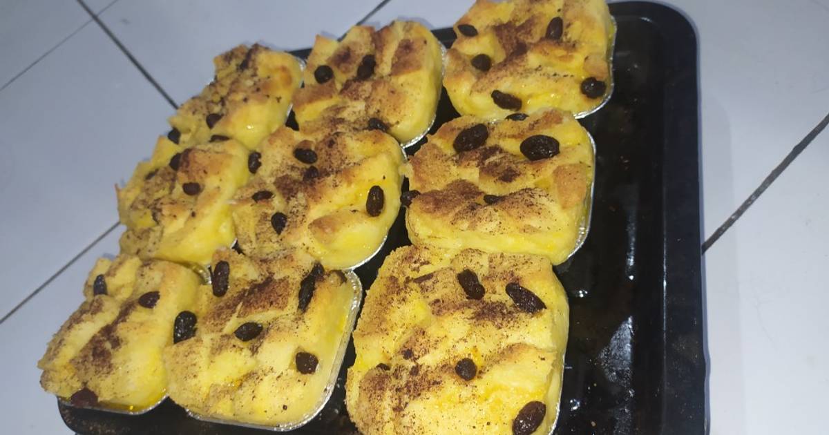 Resep Bread Pudding (Puding Roti Tawar Panggang) oleh Ria Arbie - Cookpad