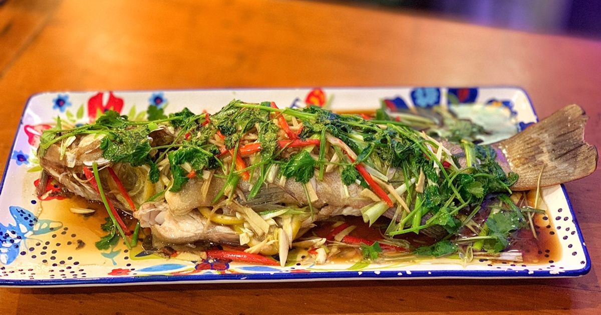 Steamed Coral Trout With Ginger And Shallot Recipe by Santy Coy - Cookpad