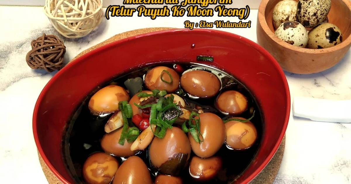 Resep Maechurial Jangjorim (Telur Puyuh Ko Moon Yeong) oleh Elsa ...