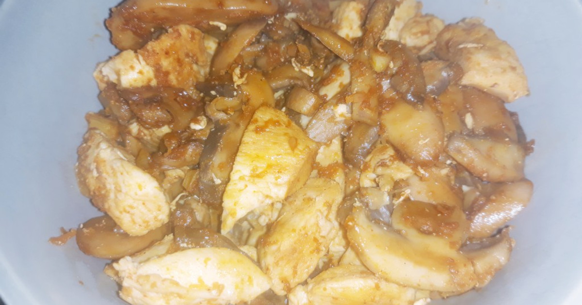 Revuelto De Pollo Con Champiñones En Salsa De Soja Receta de Vanesa ...