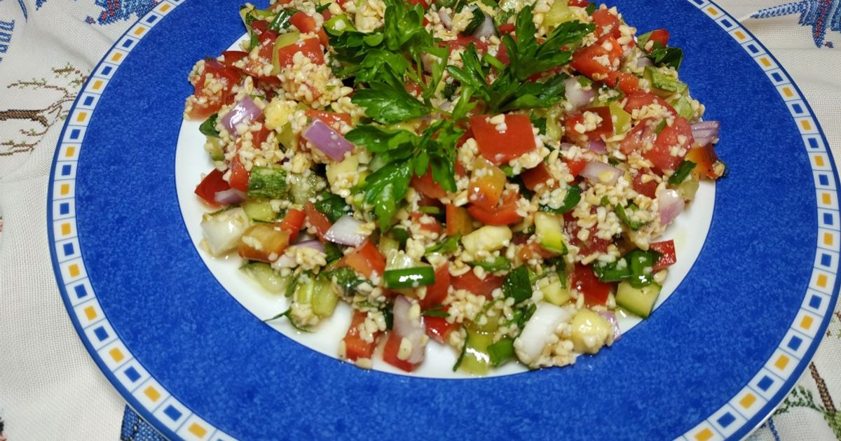 Σαλάτα με πλιγούρι και λαχανικά Συνταγή από τον/την Anna Beni - Cookpad