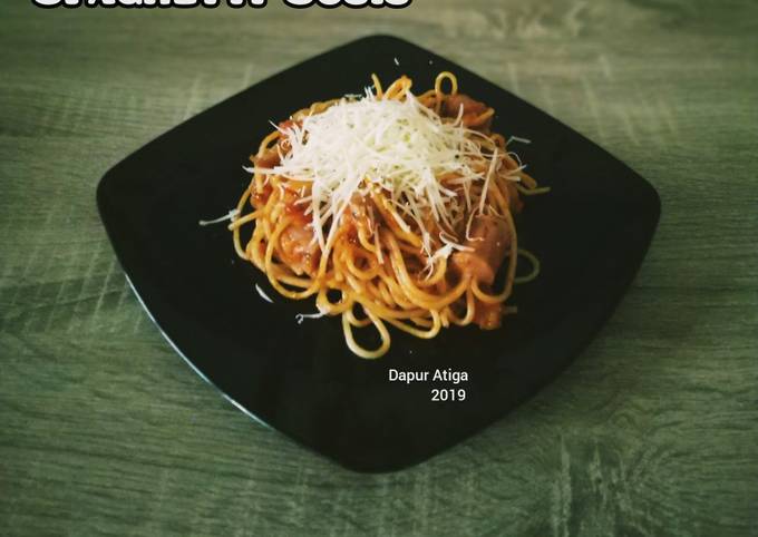 Resep Spaghetti Sosis oleh Farida_Atiga - Cookpad
