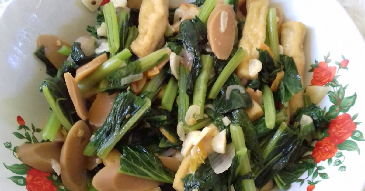 306 resep sayur sawi hijau tahu sosis enak dan mudah - Cookpad