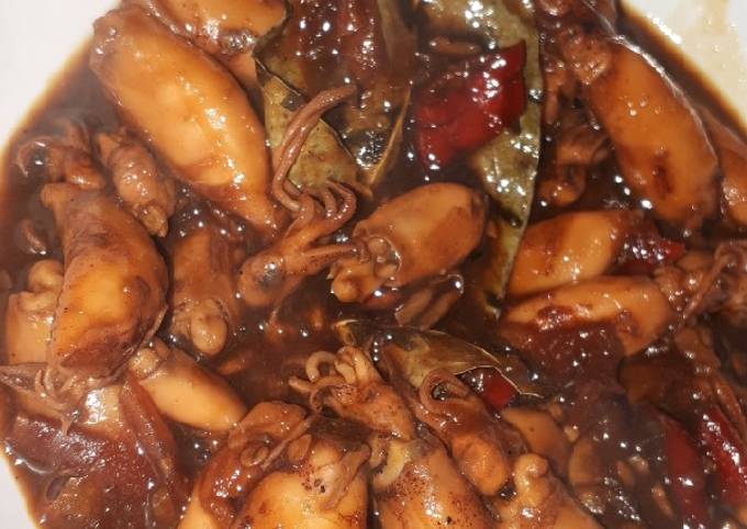 Resep Cumi asin kecap manis pedas oleh Lena Maryana - Cookpad