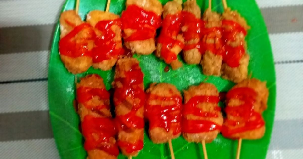 Resep Jajanan Kekinian : Otak2 Sosis Nugget Sempol / Sate Sosis Nugget ...