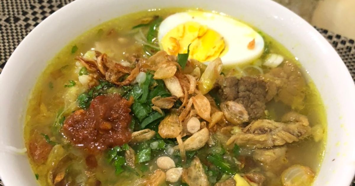 Resep soto madura telur rumahan enak dan mudah - Cookpad