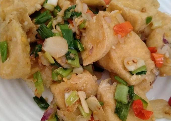 Resep Tahu cabai garam oleh MmRFFNSTY - Cookpad