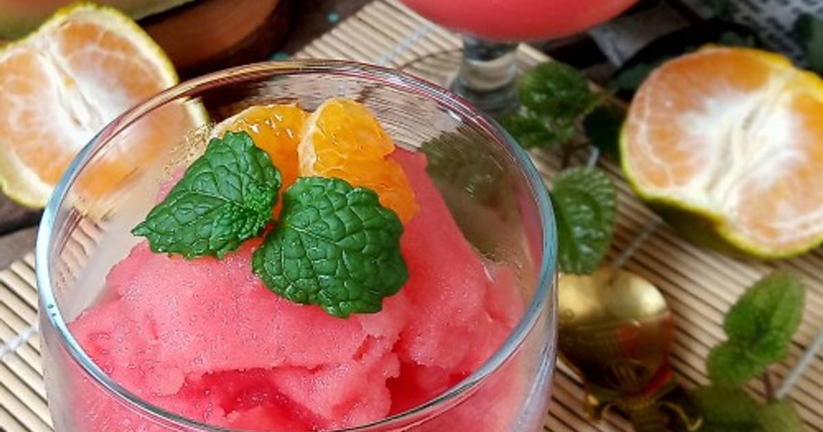 30 resep sorbet semangka enak dan mudah - Cookpad