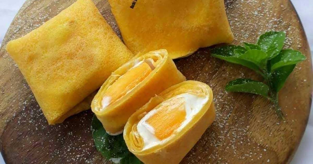 Mango Pancake Recipe by Ruchi Sharma - Cookpad