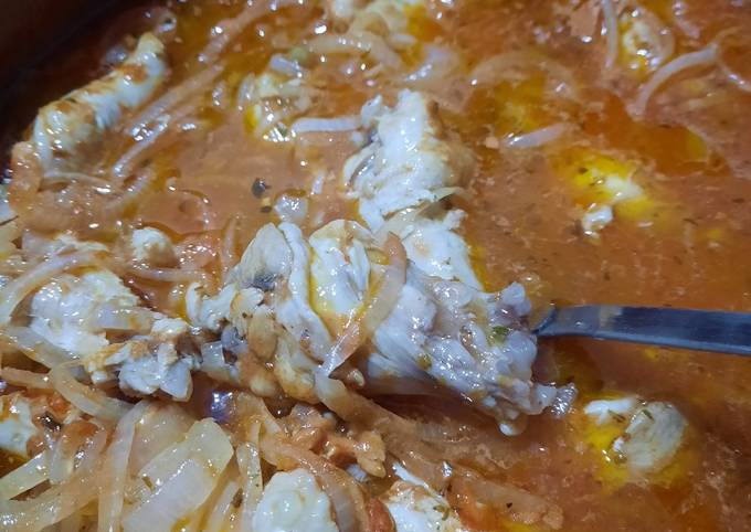 Pollo con aceite de Dende Receta de La profe Luisa- Cookpad