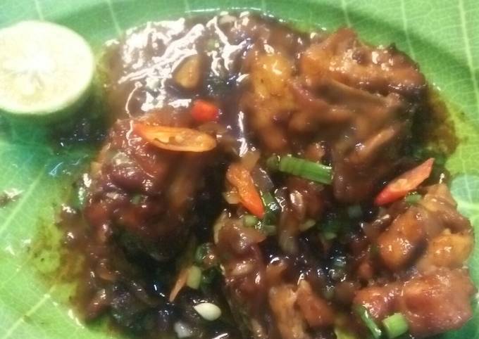 Resep Ayam merica hitam/Chichen blackpepper oleh Anton Soit - Cookpad