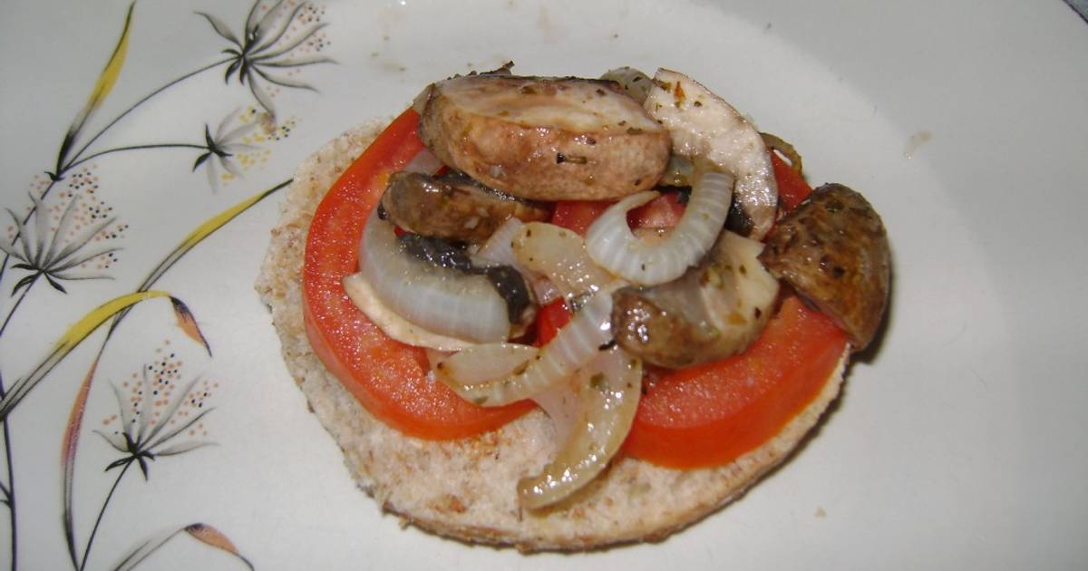 Pan integral con hongos Receta de La profe Luisa- Cookpad
