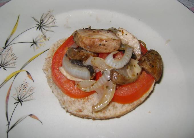 Pan integral con hongos Receta de La profe Luisa- Cookpad