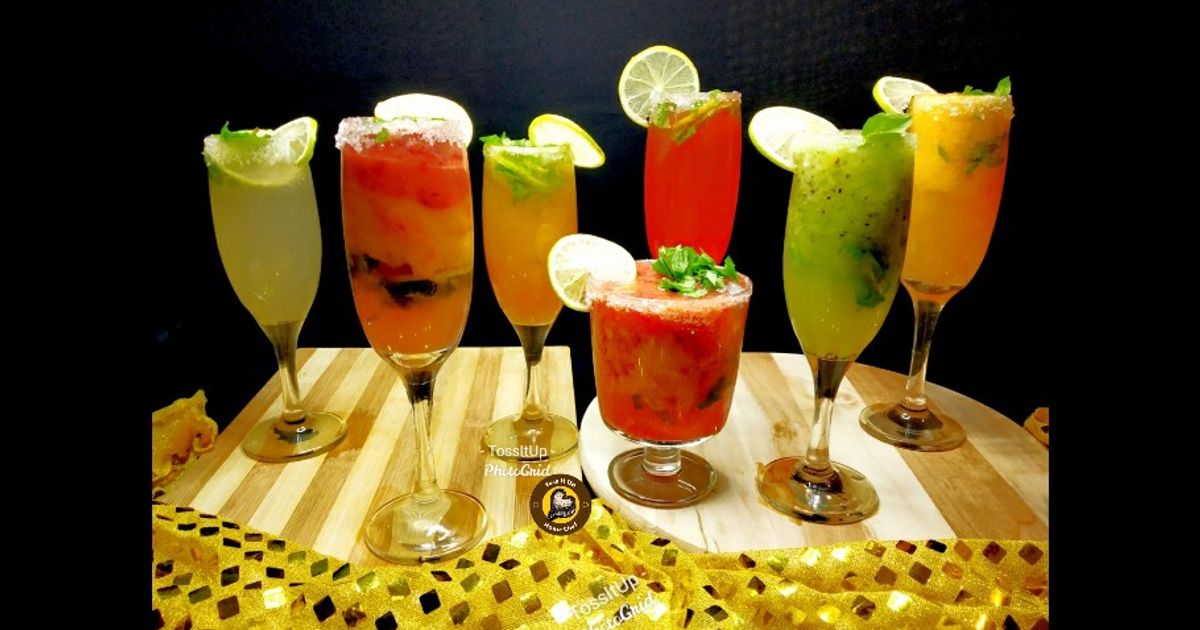 Different Flavoured Vegan Mojito Recipe by Rumana Irfan - Cookpad