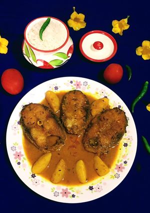 Doi Katla / Fish In Curd Gravy Recipe by Sudipa Gope - Cookpad