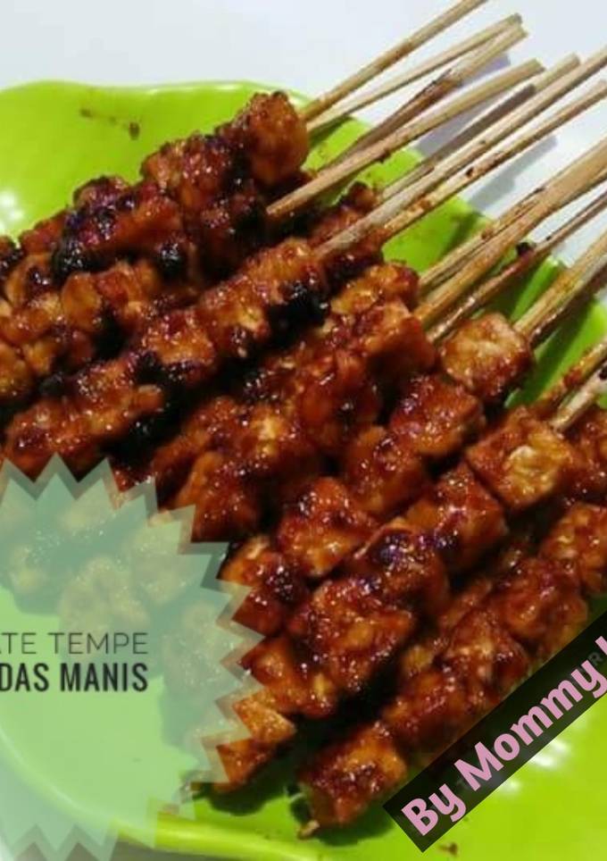 Resep Sate Tempe Pedas Manis maknyus oleh Rahadian - Cookpad