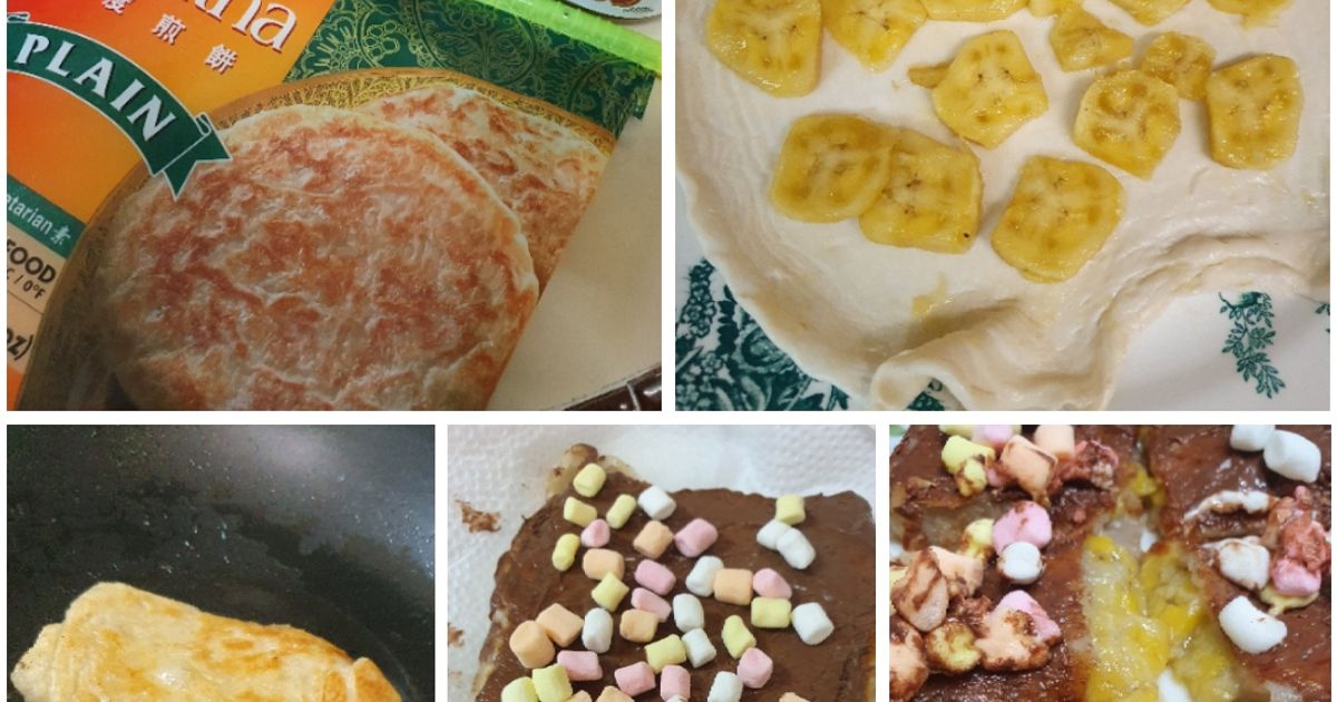 Dessert: Chocolate Banana Prata Recipe by YupimPhy - Cookpad