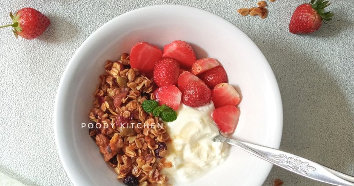 265 resep granola yogurt sarapan enak dan mudah - Cookpad