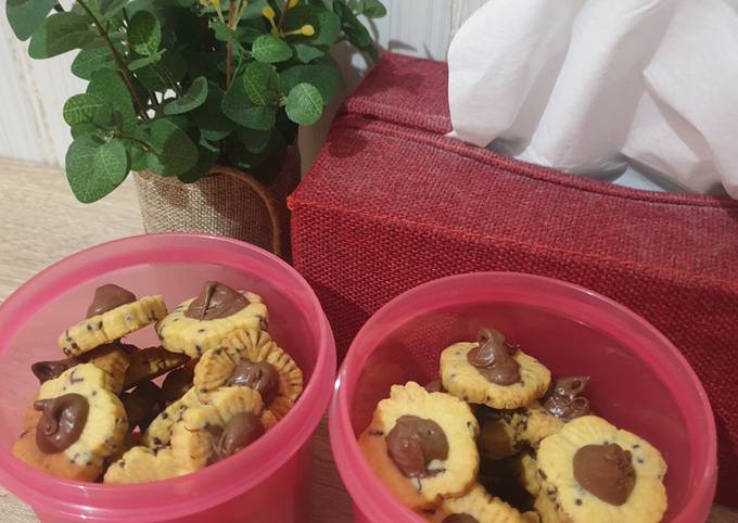 Resep Nutella Tart Cookies oleh Dian Pitan Diani - Cookpad