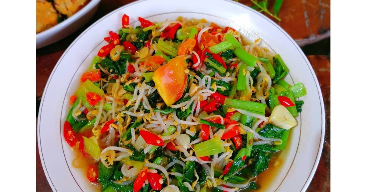 149 resep olahan tumis sawi hijau toge tomat enak dan mudah - Cookpad