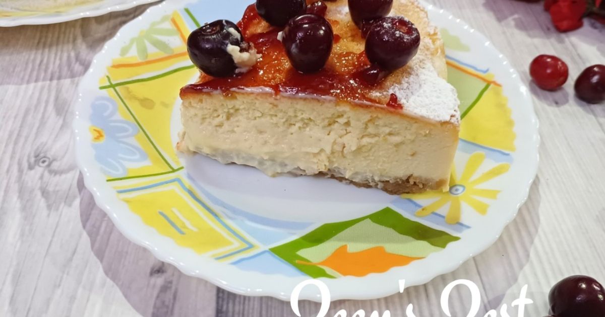 Indian Cherry Cheesecake Recipe by ZMA - Cookpad