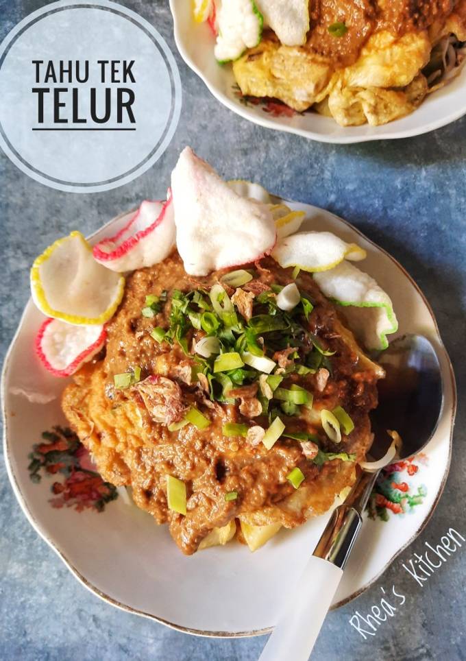 Resep Tahu Tek Telur khas Surabaya oleh Andhien~Rhea's Kitchen - Cookpad